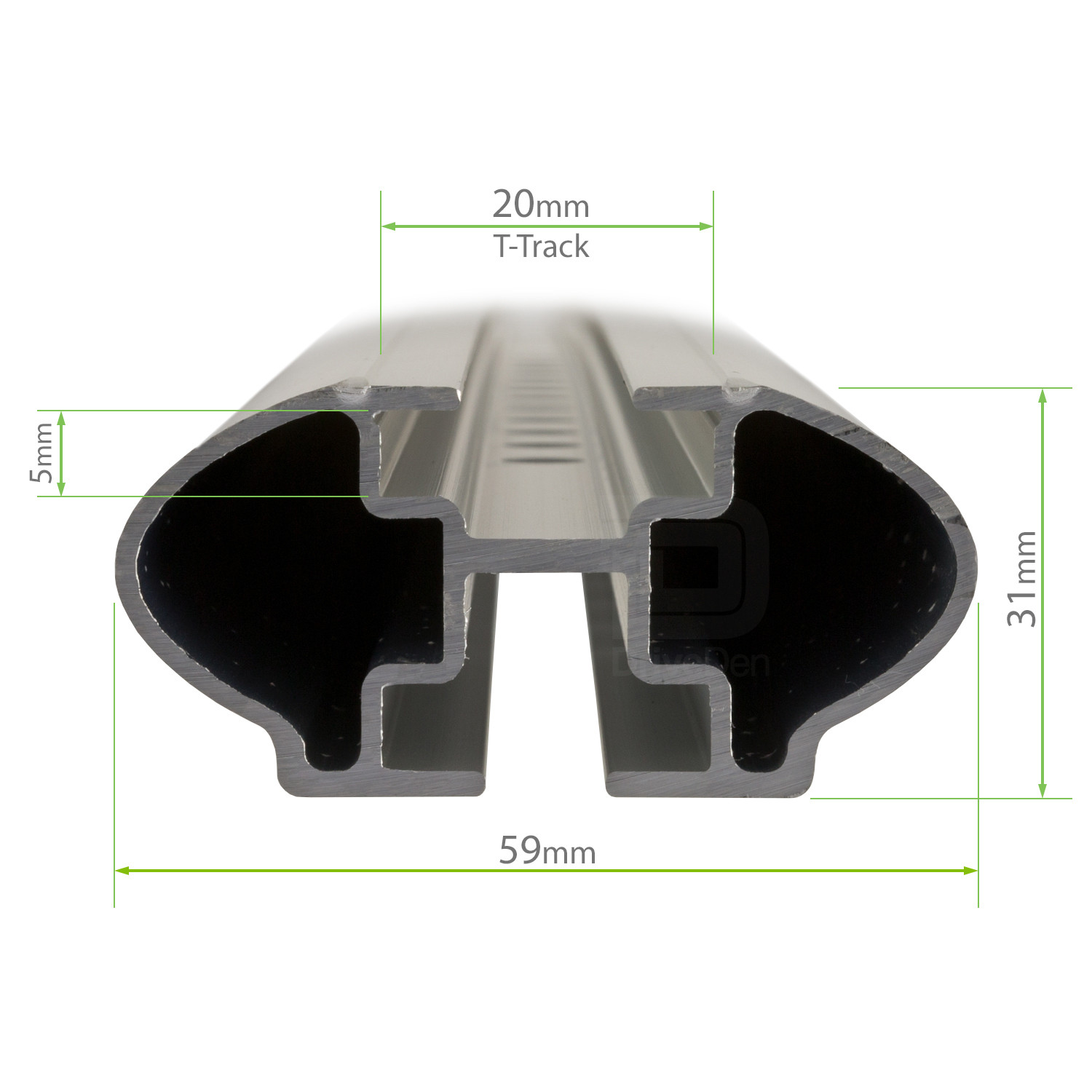 Modula Aero Aluminium Car Roof Rack for Citroen C4 Cactus 14-21