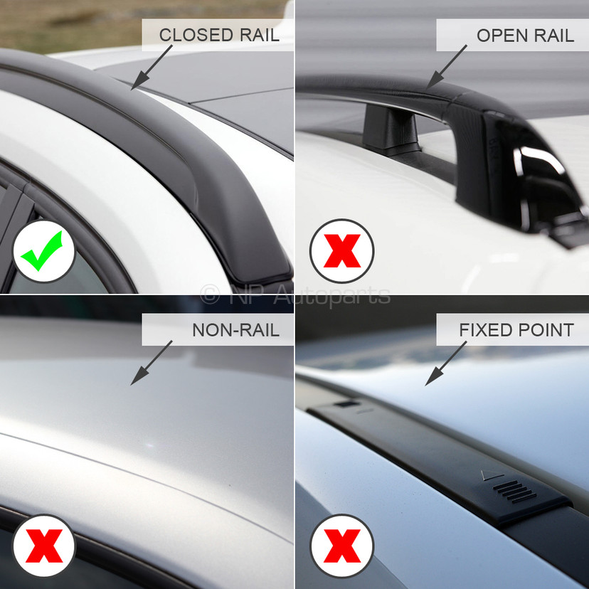 Thule SquareBar Evo Car Roof Rack for Mini Countryman 10-16