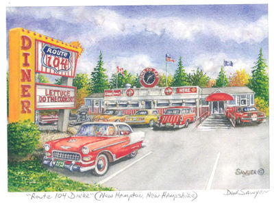 Route 104 Diner - Diner Art