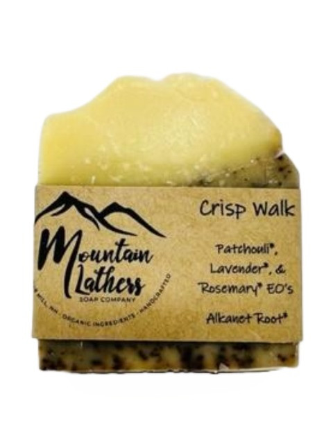Mountain Lathers "Crisp Walk" Soap Bar (4.5 oz) - Zeb's General Store