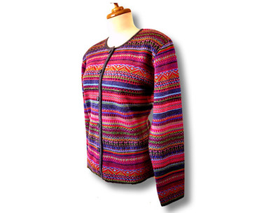 Puna Superfine Knit Women's Cardigan Sweater 100% Baby Alpaca - Incazteca
