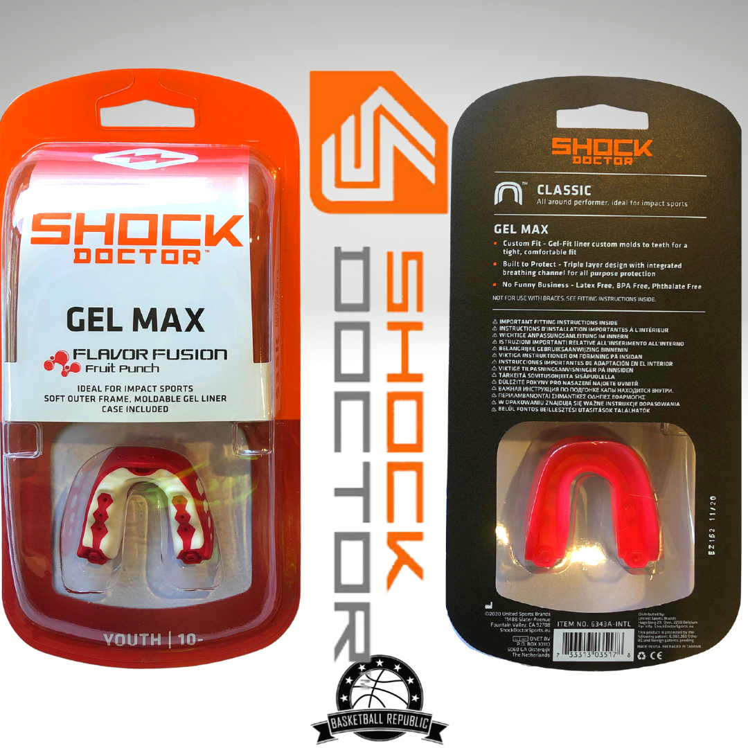 Shock Doctor Gel Max Flavour Fusion Mouthguard - Fruit Punch ...