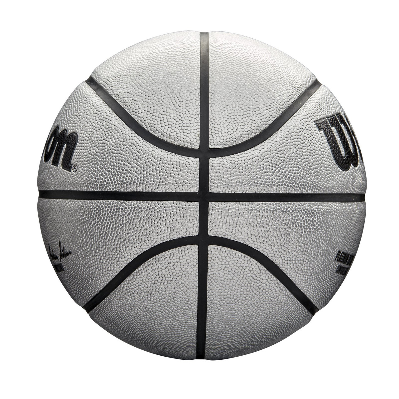 Wilson NBA PLATINUM Edition Silver Basketball - Size 7 - Basketball ...