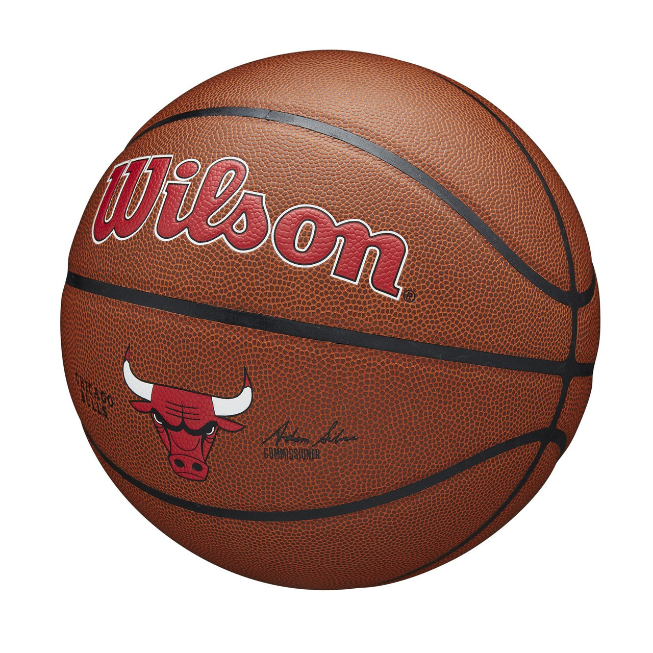 Wilson NBA Alliance Indoor/Outdoor Basketball - Chicago Bulls ...