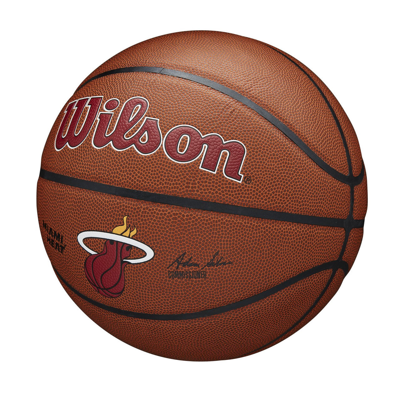 Wilson NBA Alliance Indoor/Outdoor Basketball - Miami Heat - Basketball ...
