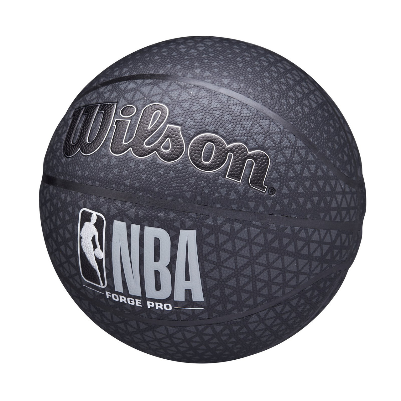 Wilson NBA Forge PRO Premium Indoor/Outdoor Basketball - Black ...