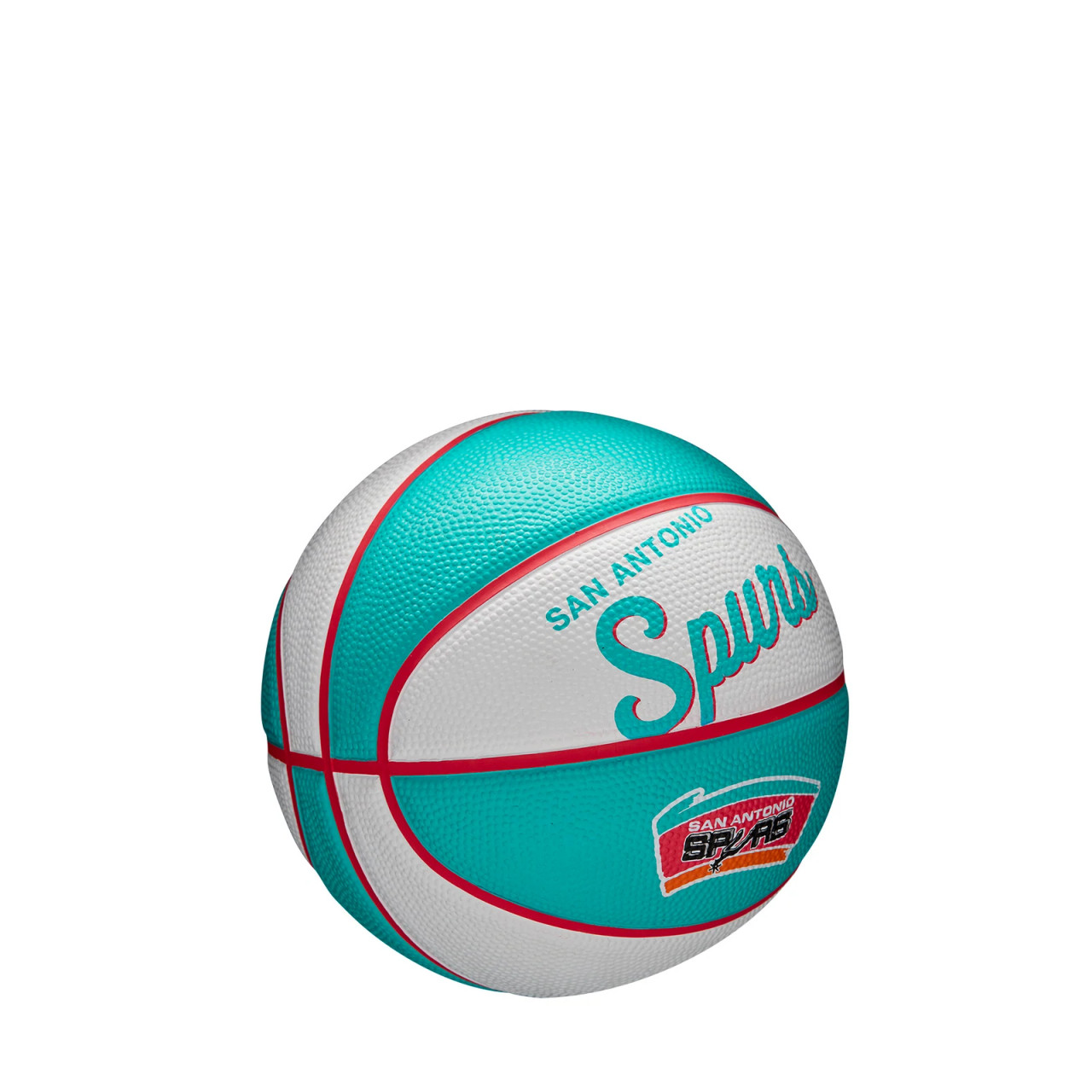 Wilson NBA RETRO Mini Rubber Basketball - SA Spurs (Size 3 ...
