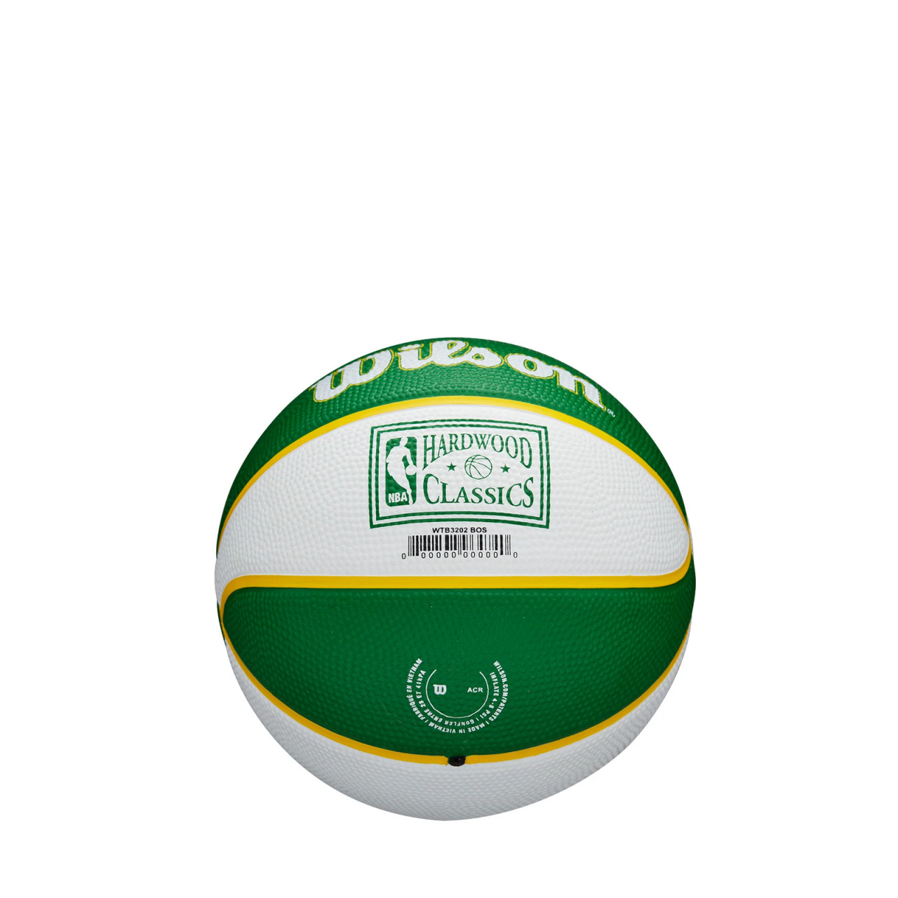 Wilson NBA RETRO Mini Rubber Basketball - Boston Celtics (Size 3 ...