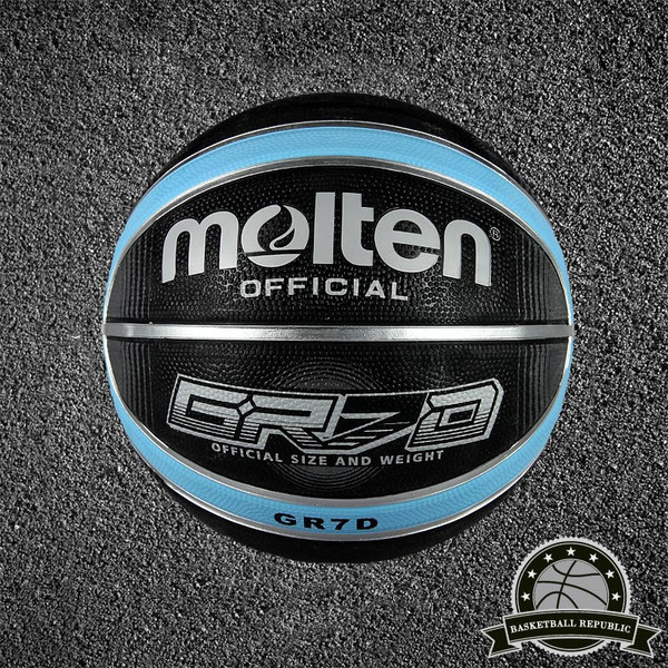 Molten Black & Blue GR7D Outdoor Rubber Basketball - Basketball Republic