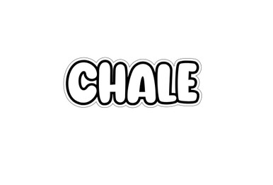 Chale Coloring Sticker