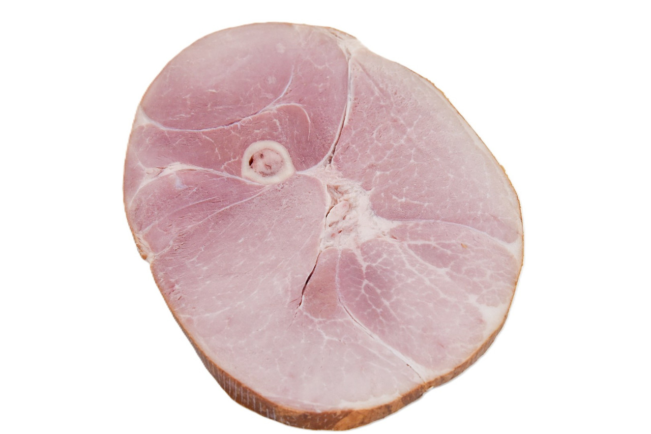 Smoked Bone In Ham Center Slice - 2 Slices - Maplewood Meats - Green ...