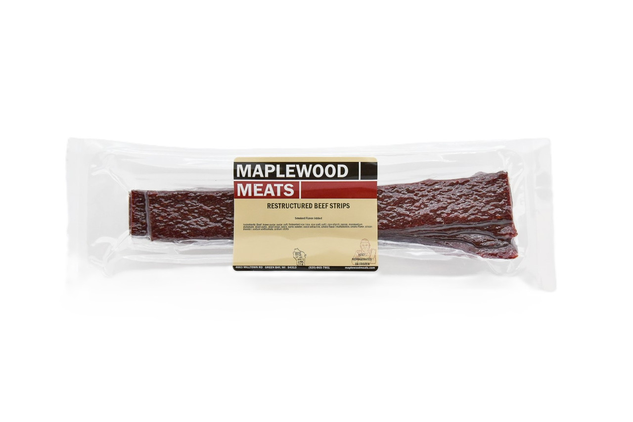 Restructured Beef Strips - Maplewood Meats - Green Bay, WI