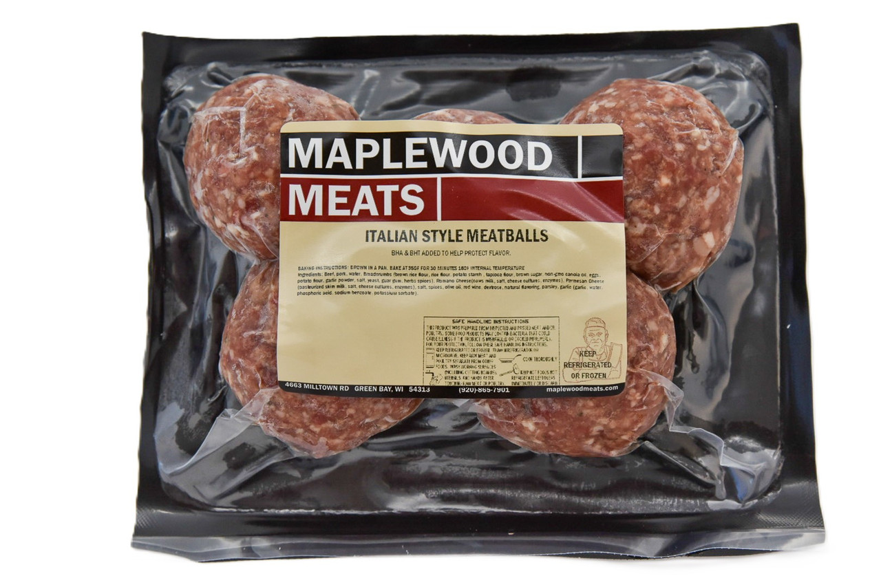 Italian Meatballs - Maplewood Meats - Green Bay, WI