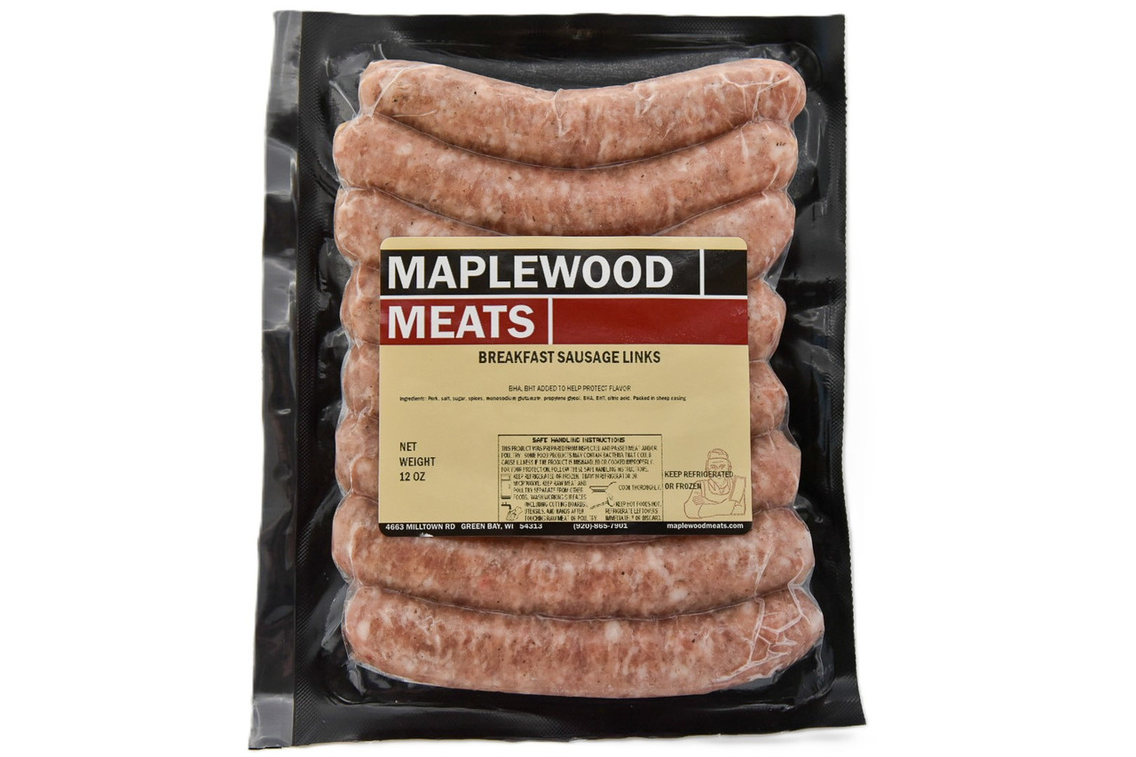 Breakfast Links 12 oz Package (8 Links) - Maplewood Meats