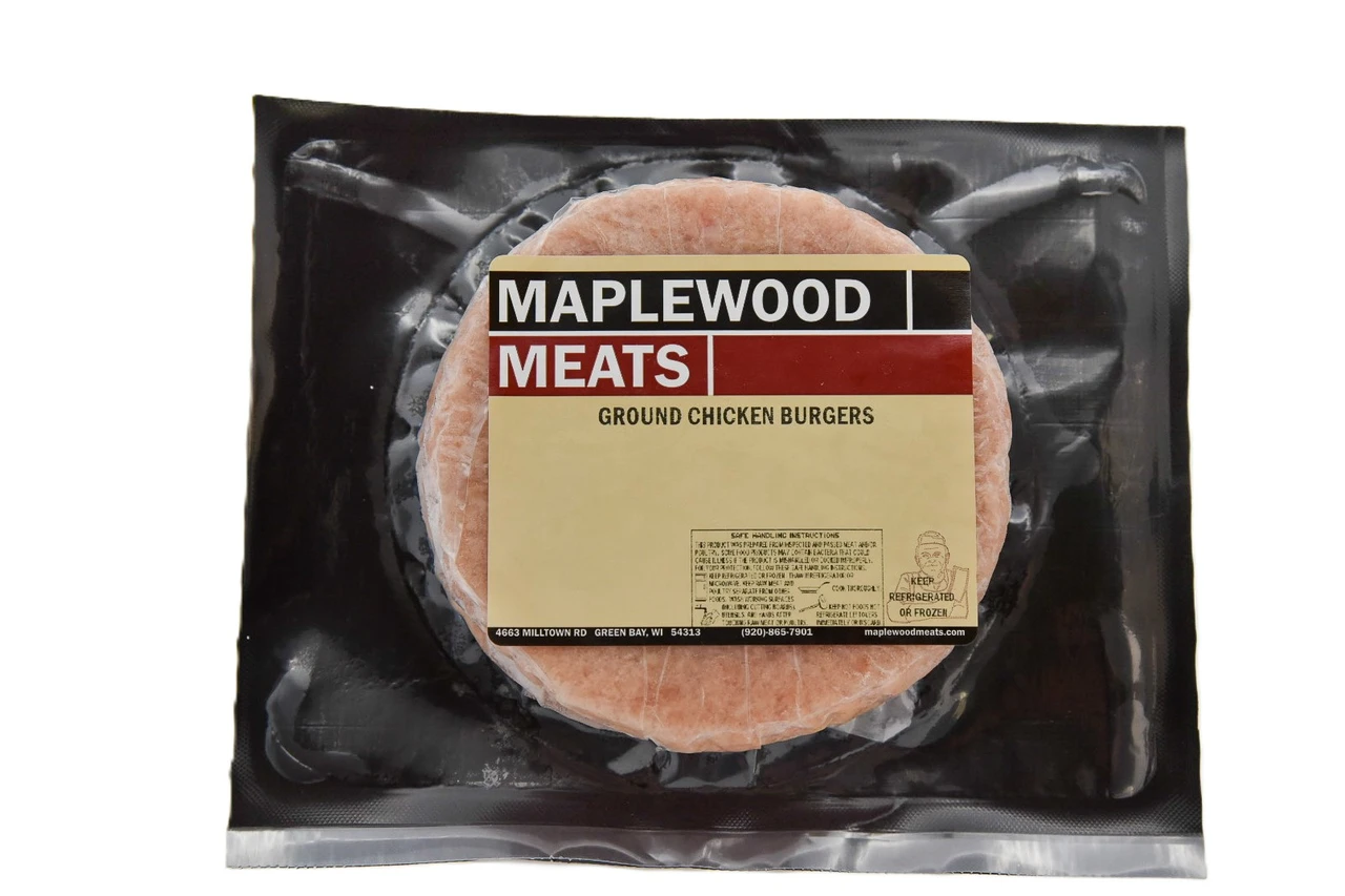 Ground Chicken Patties - Maplewood Meats - Green Bay, WI