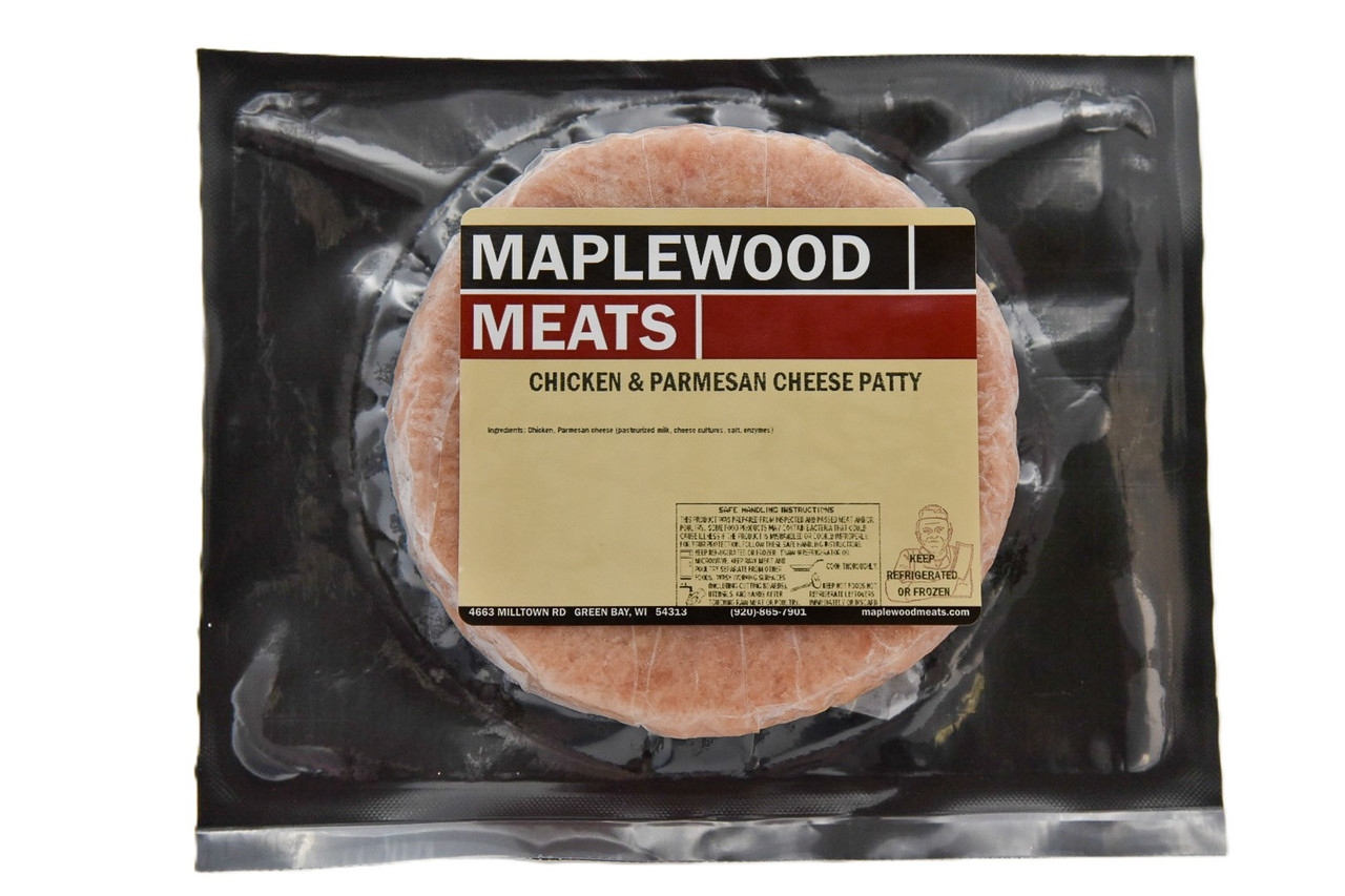 Chicken Parmesan Burgers - Maplewood Meats - Green Bay, WI