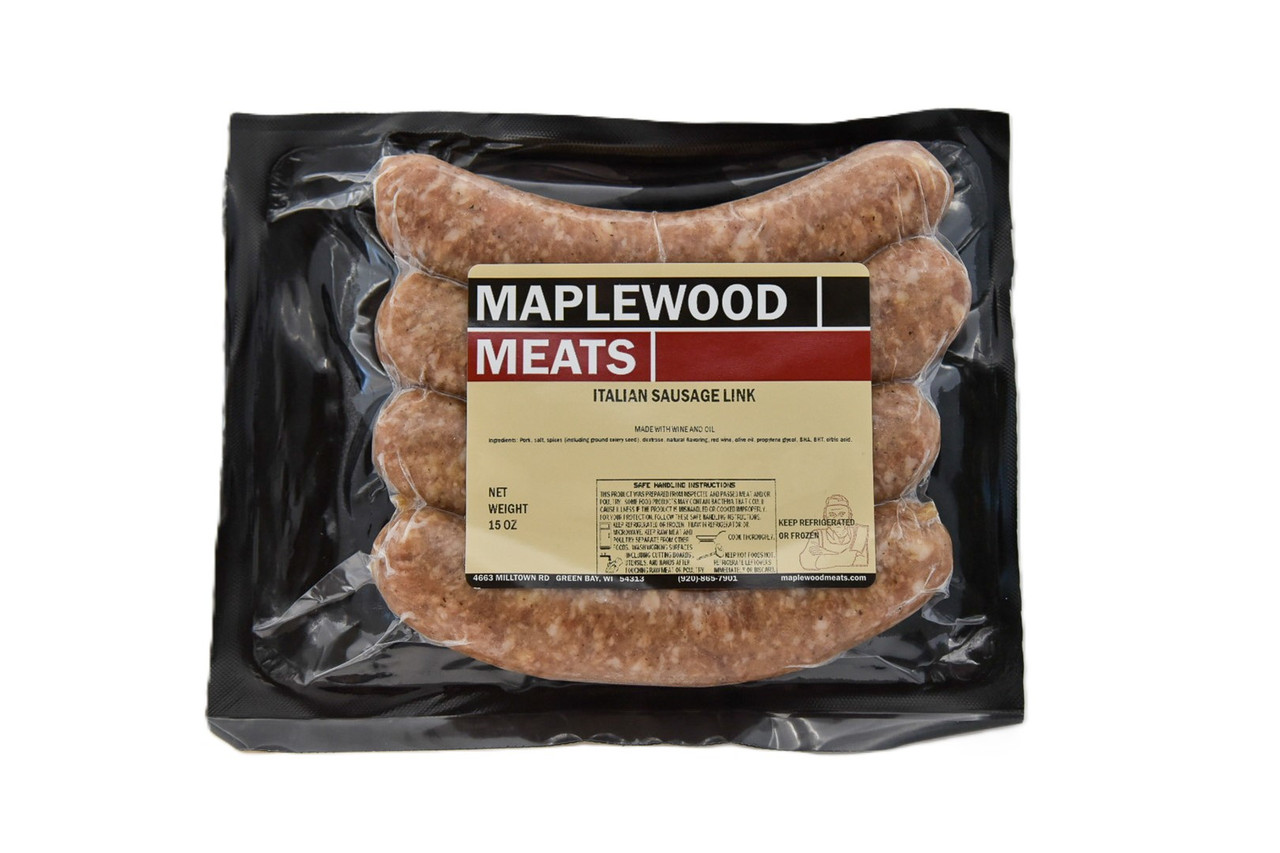 Italian Sausage Link - Maplewood Meats - Green Bay, WI