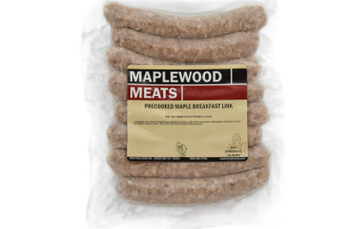 Precooked Maple Breakfast Links - Maplewood Meats - Green Bay, WI