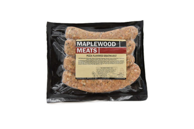Pizza Flavored Bratwurst - Maplewood Meats - Green Bay, WI