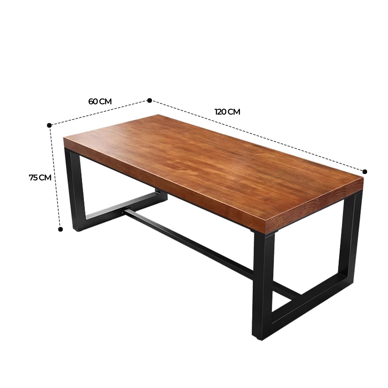 Eino Pine Wood Conference Table Japanese Style