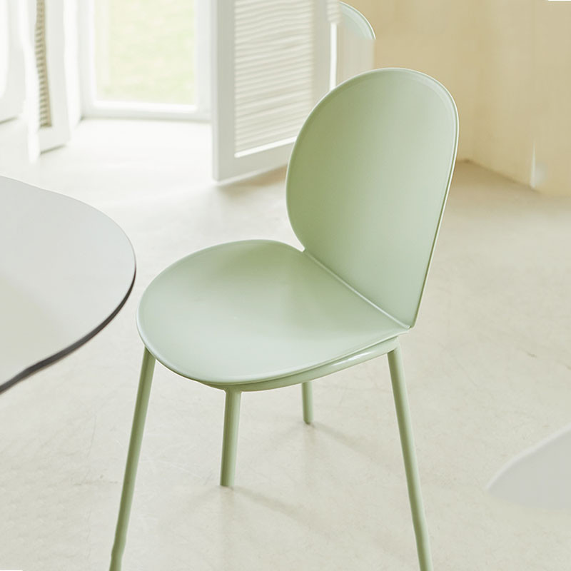 Macaroon Steel Dining Chair Modern Style (4 Pieces)