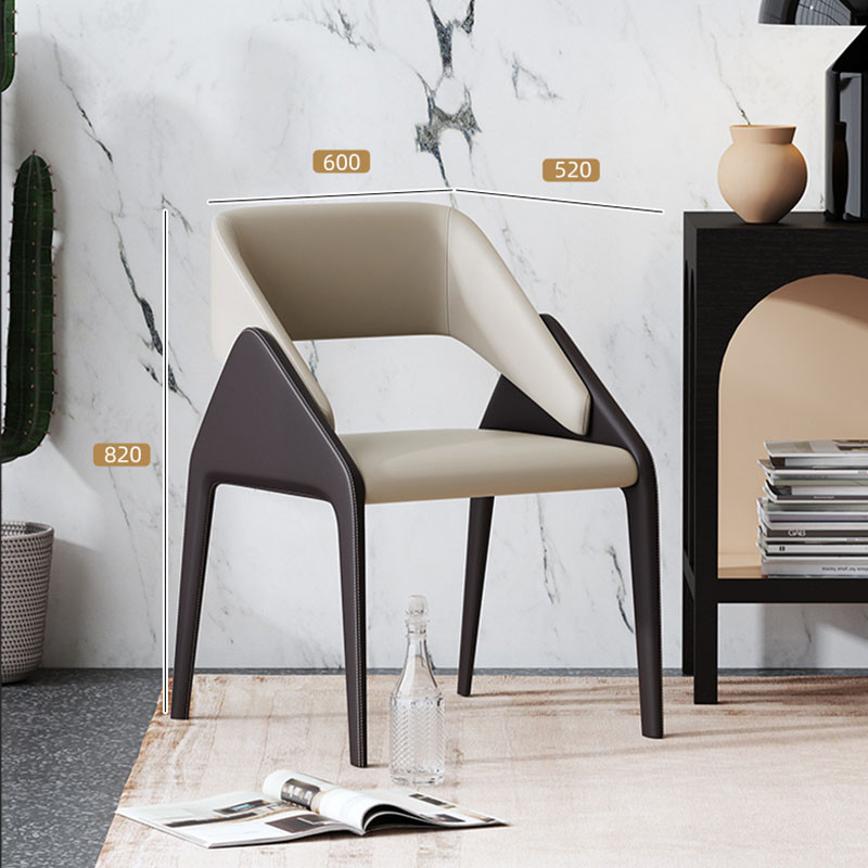 Shadi Microfiber Leather Chair Modern Style (4 Pieces)