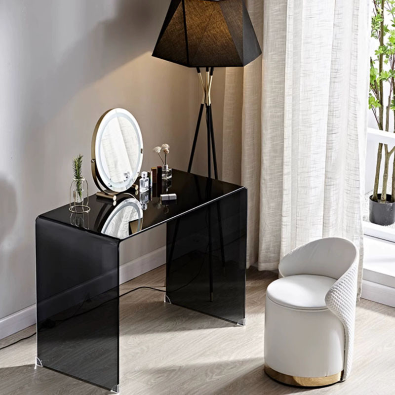Elsha Glass Dressing Table Modern Style
