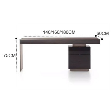 Eskel Wooden Study Table Italian Design