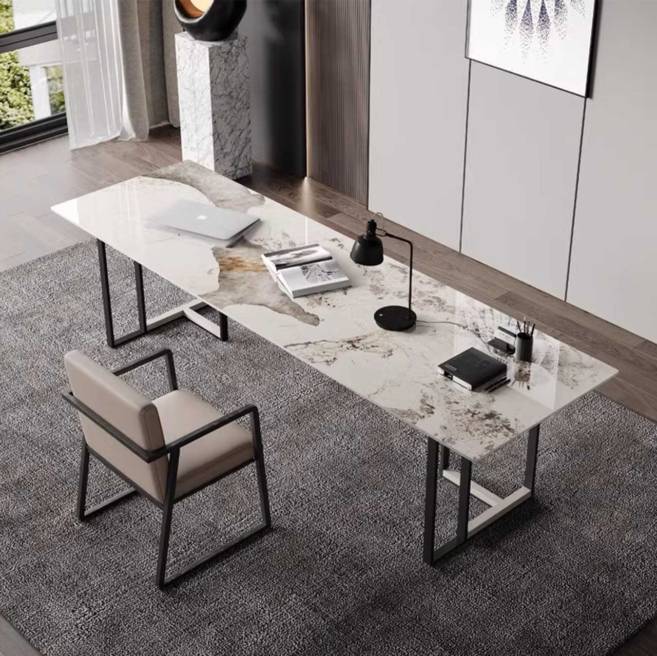 Hanson Sintered Stone Office Table