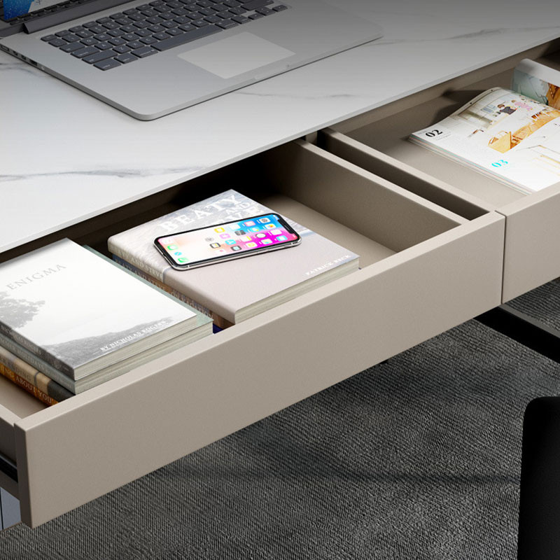 Zane Wooden Study Table Modern Style