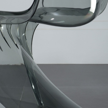 Panton Acrylic Stool Chair Modern Style