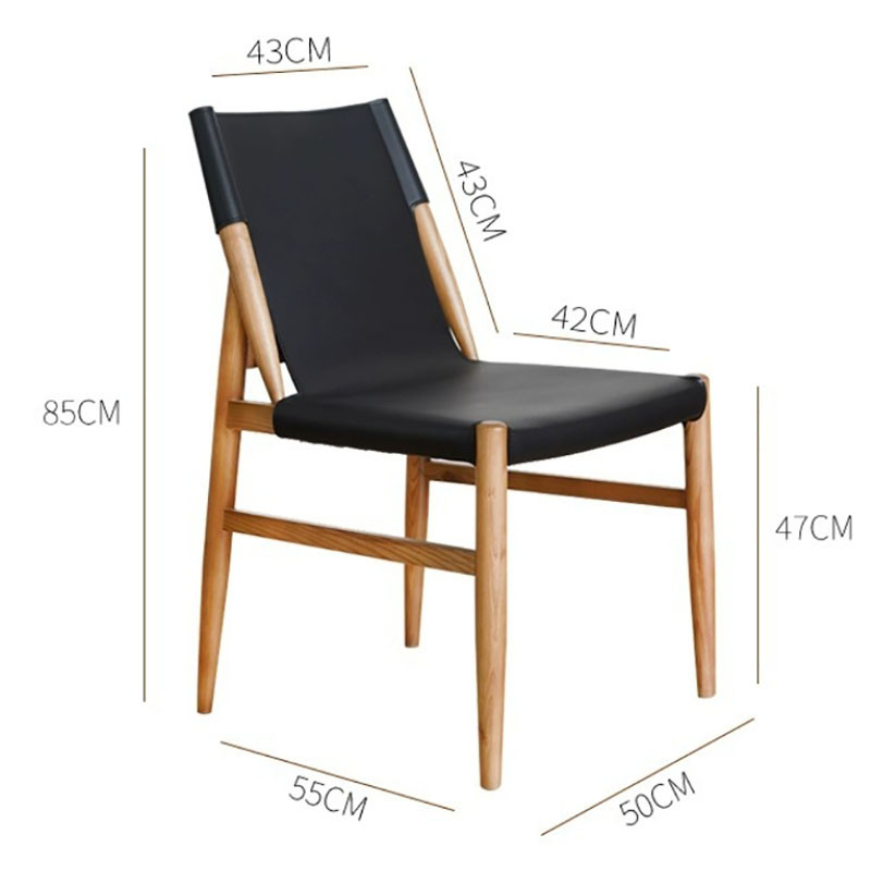 Vasco Saddle Leather Chair Italian Style (4 Pieces)