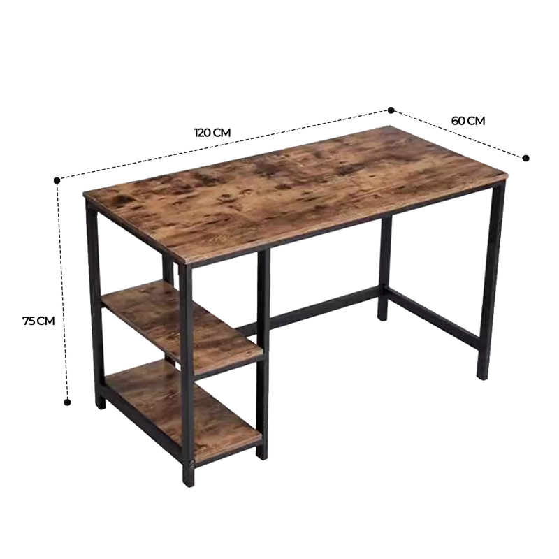 JACK Wooden Study Table Industrial Style