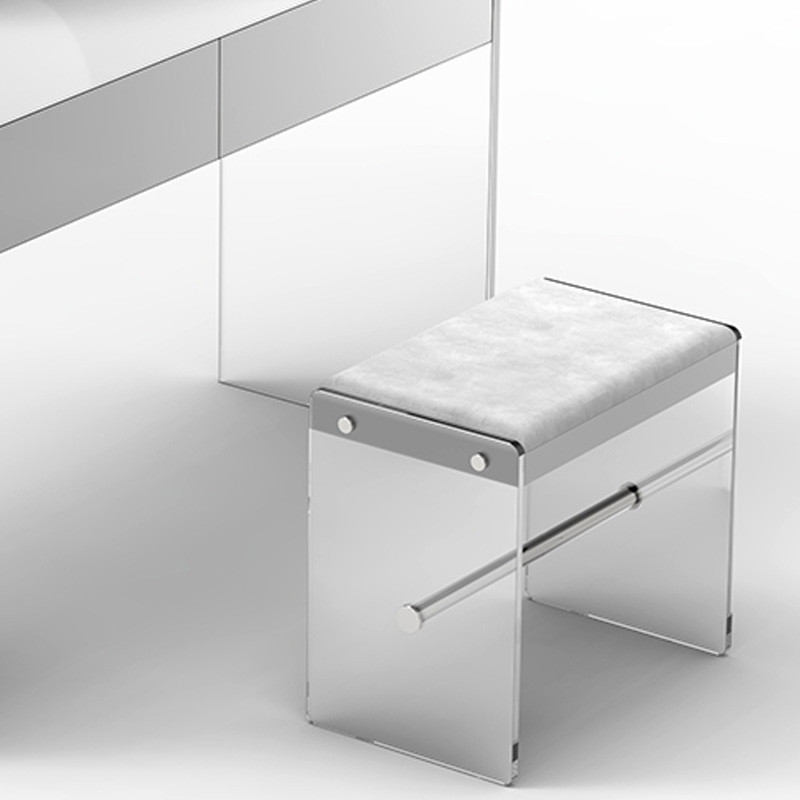 Dylan Acrylic Stool & Chair for Dressing Table Modern Style