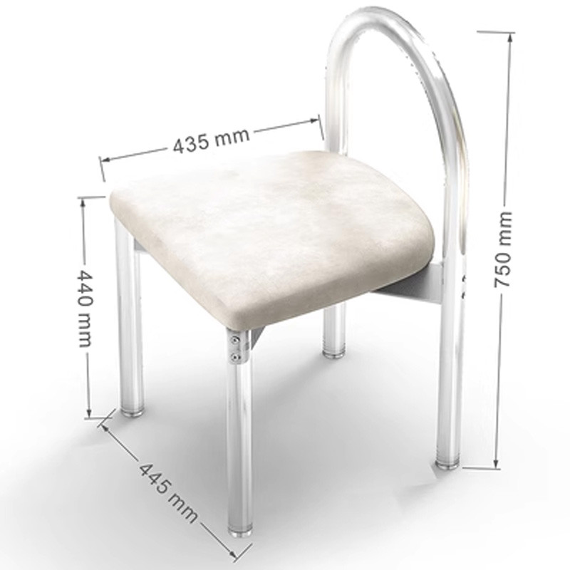 Dylan Acrylic Stool & Chair for Dressing Table Modern Style
