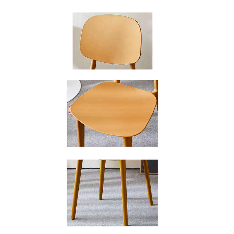 Finn Dining Chair with Backrest Modern Style (4 Pieces)