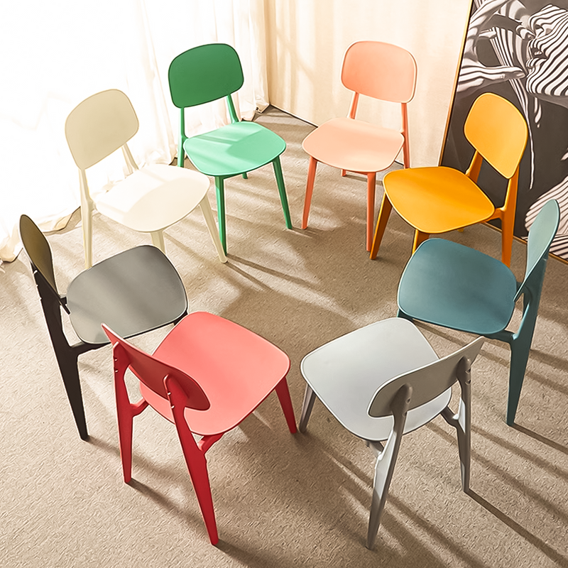 Finn Dining Chair with Backrest Modern Style (4 Pieces)