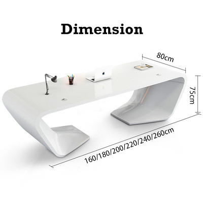 Olav MDF Director Table Modern Style