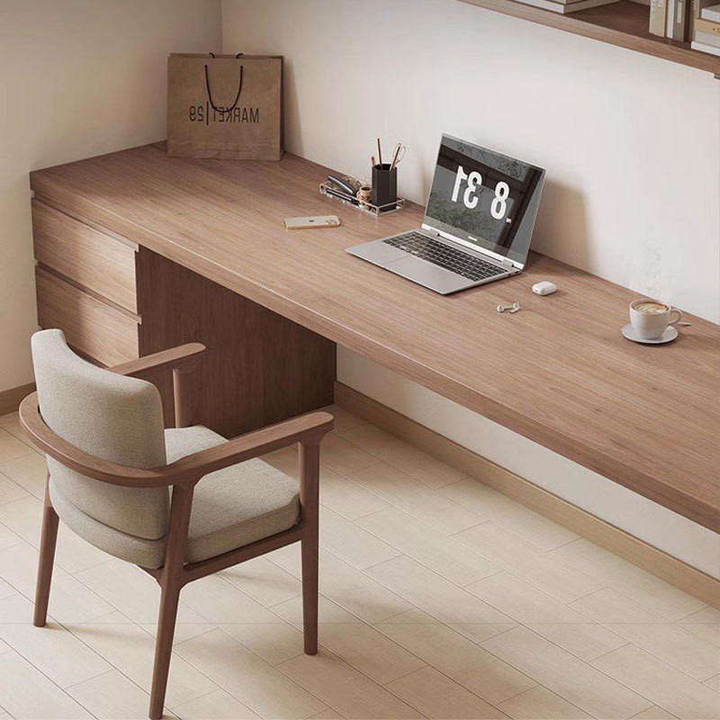 Noa Solid Wood Study Table with Drawers Scandinavian Style