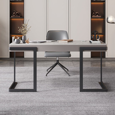 Magni Sintered Stone Office Table with Drawers Italian Style