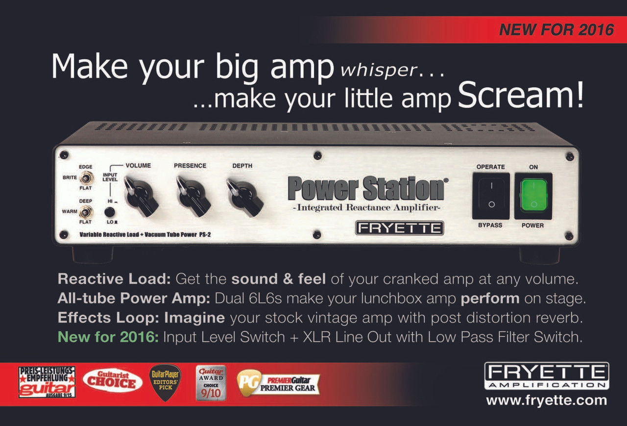Fryette Power Station | Guitar Attenuator | Guitar Power Amps - Fryette ...