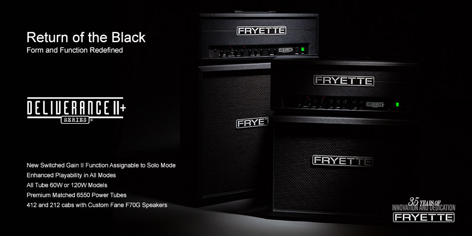 Electric Guitar Amplifier | Guitar Cabinet | Guitar Preamp - Fryette ...