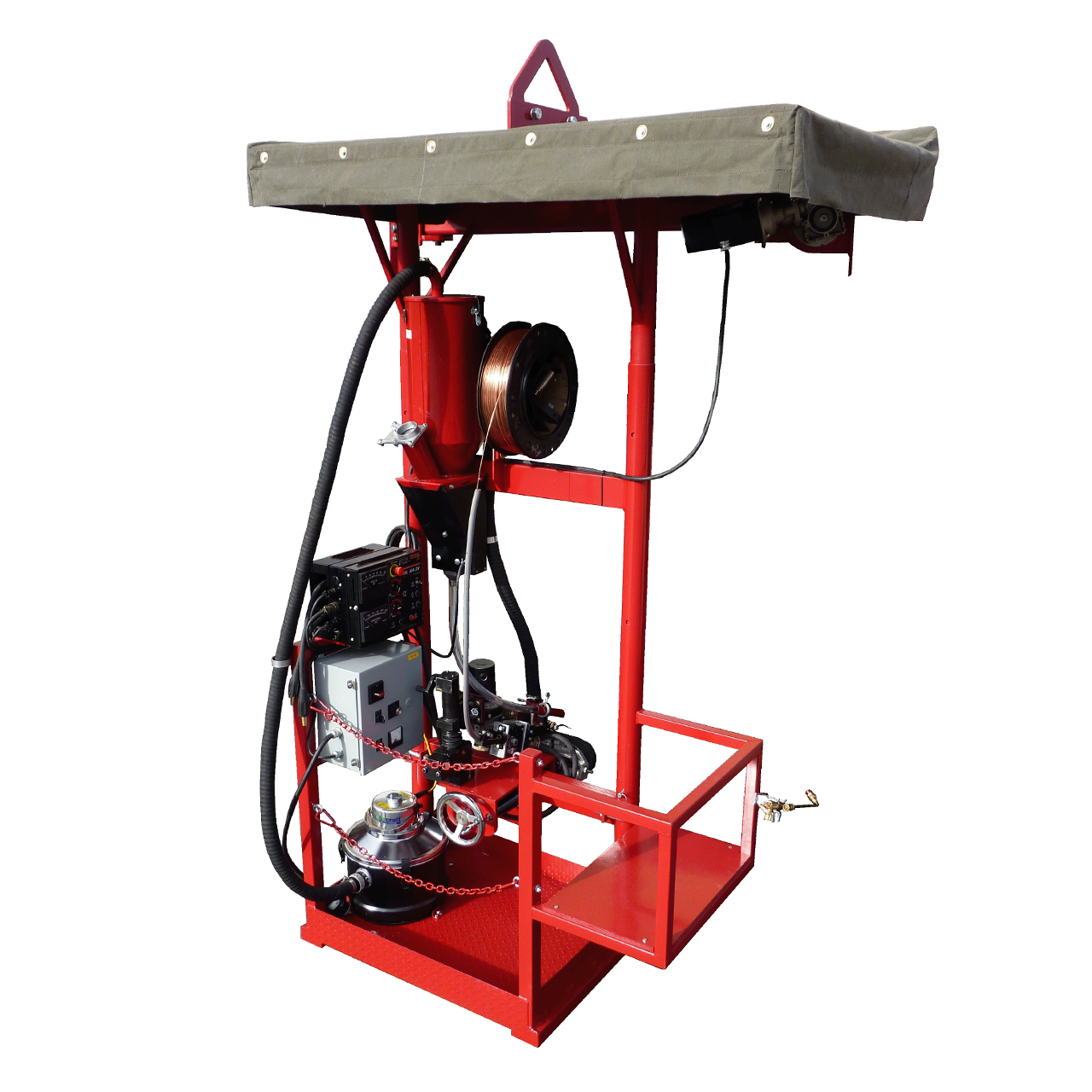 Lightweight AGW-LW Girth Welder for Tank Construction