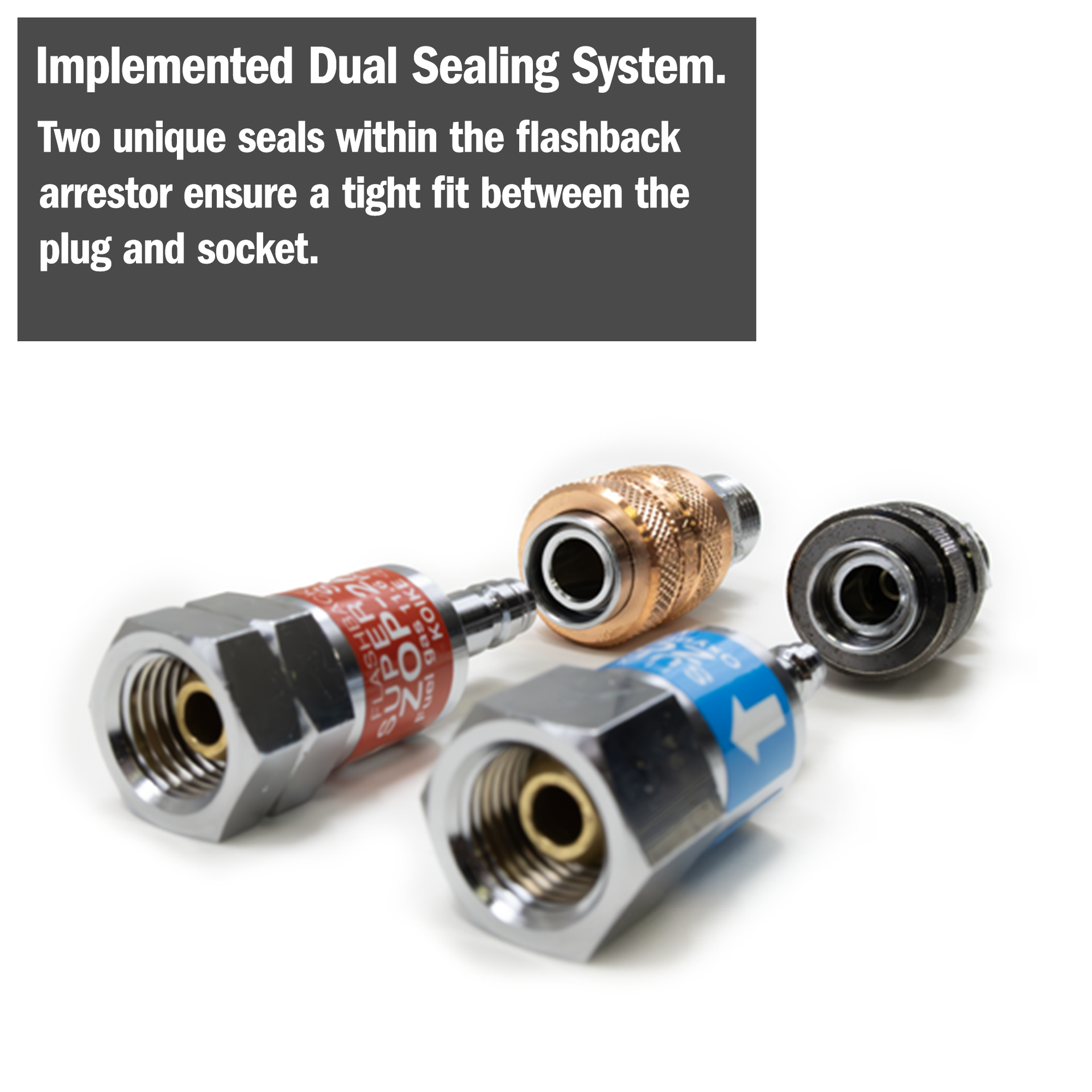 Oxy-Fuel Quick Connect Flashback Arrestors – OSHA Compliant