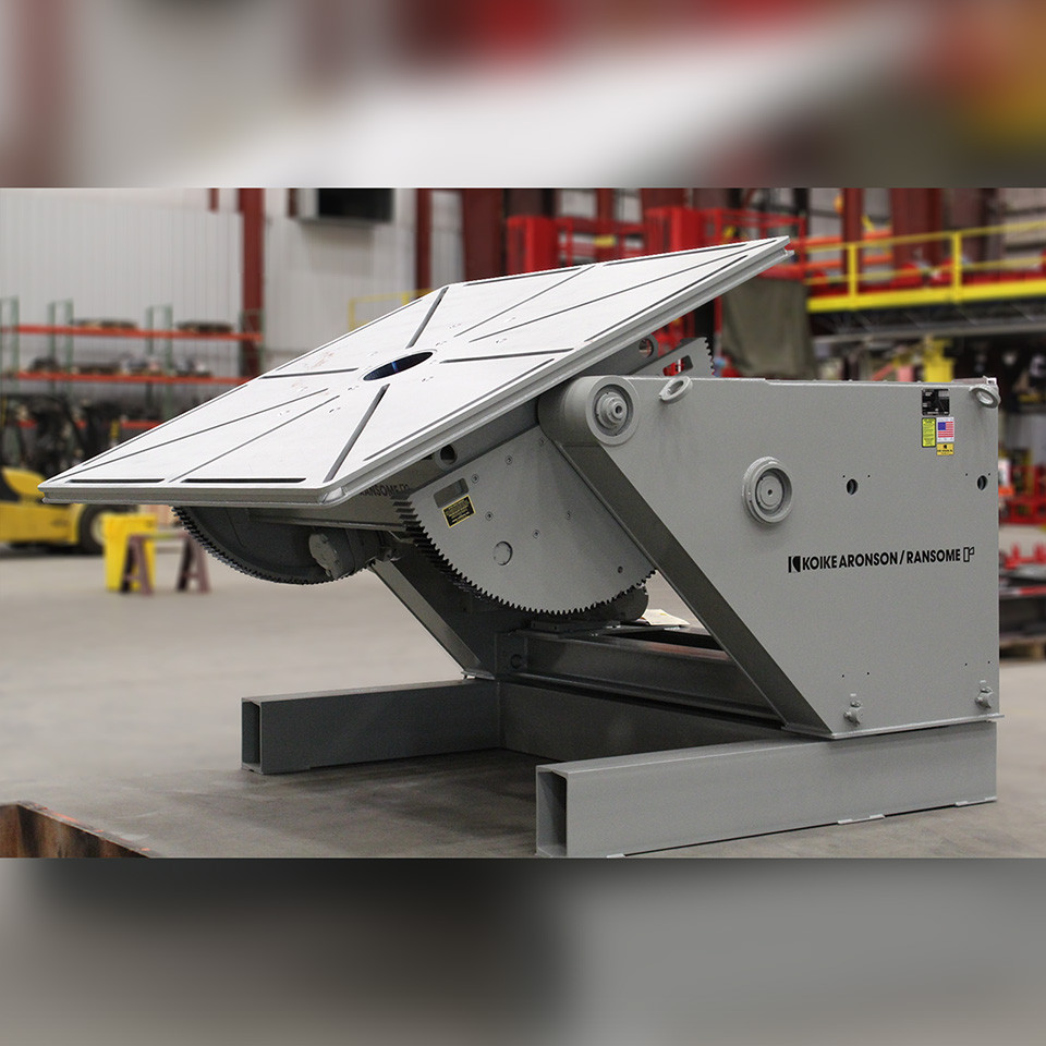 HD Series Gear-Driven Tilt-Turn Positioner (135° Tilt)