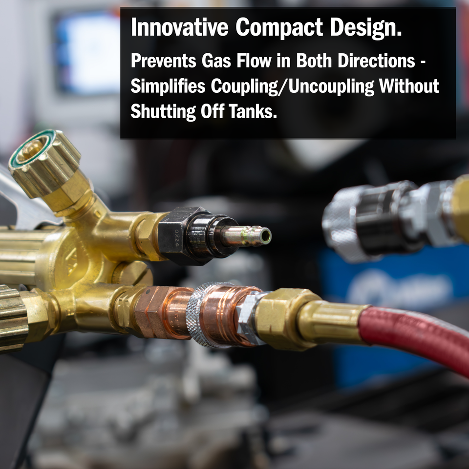 Oxy-Fuel Quick Connect Coupler Set – OSHA & UL Certified