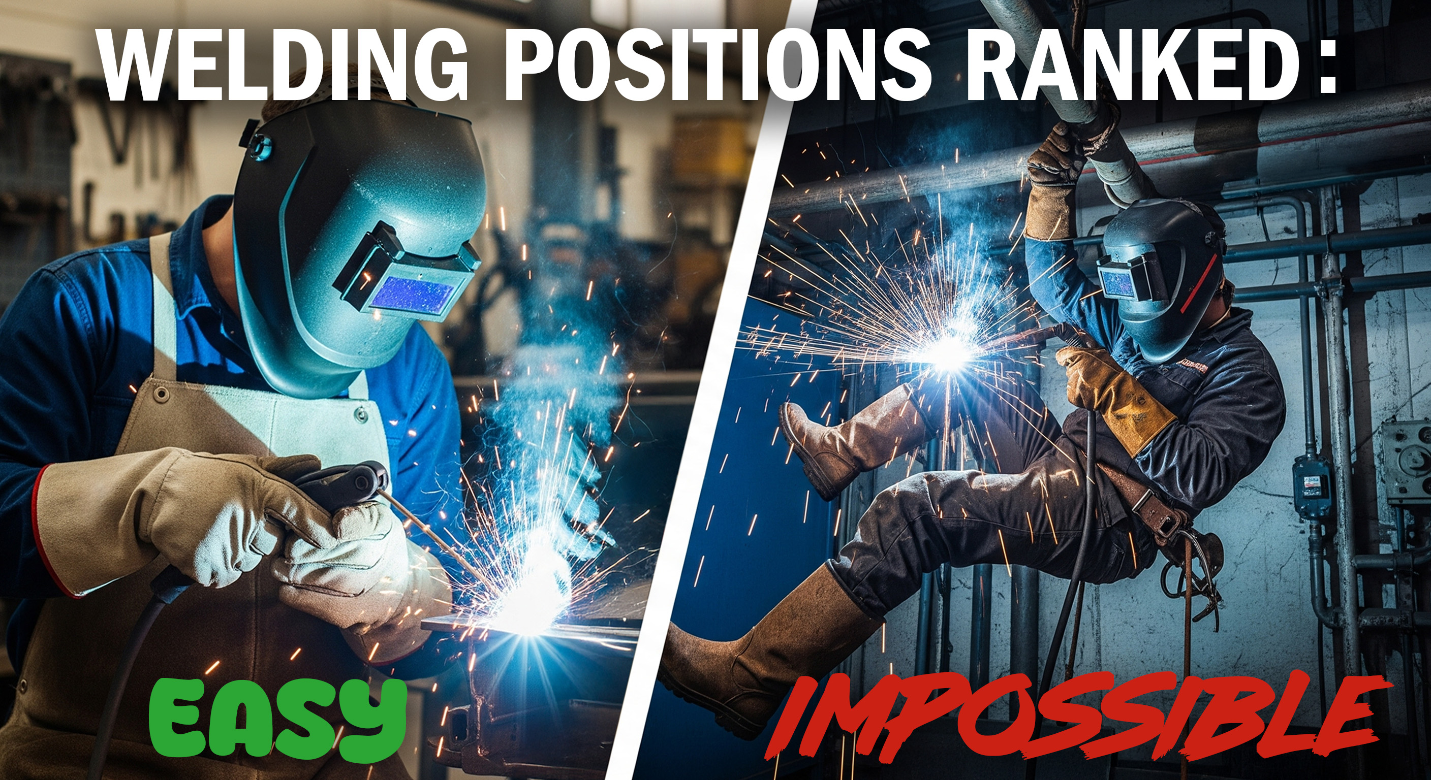 Welding Positions Ranked from Easiest to Rage-Quitting Impossible ...
