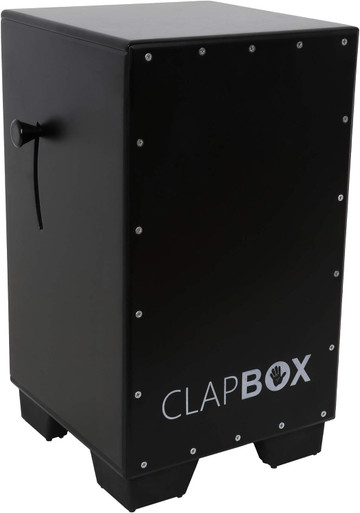 Clapbox Black Cajon CB50 Oak Wood - Adjustable Snare Cajon - Most ...
