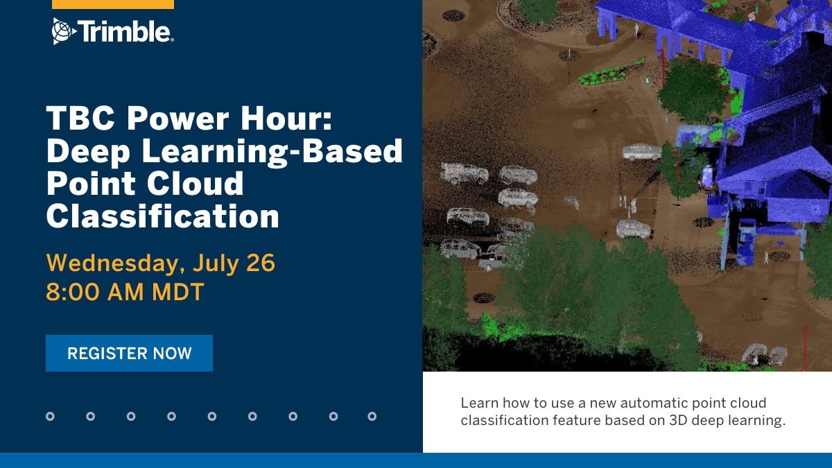 Tbc Power Hour Deep Learning Based Pointcloud Classification Precision Laser And Instrument