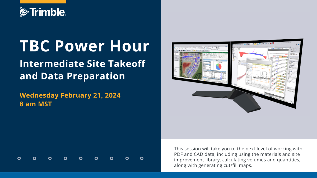"TBC Power Hour: Intermediate Site Takeoff and Data Preparation!" - Precision Laser & Instrument ...